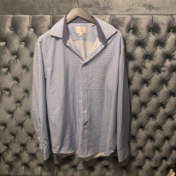 Construct | Shirts | Construct Mens Button Down Shirt Large Blue | Poshmark